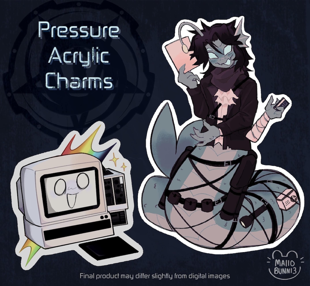 Pressure Acrylic Keychains: Sebastian Solace and Painter - Etsy