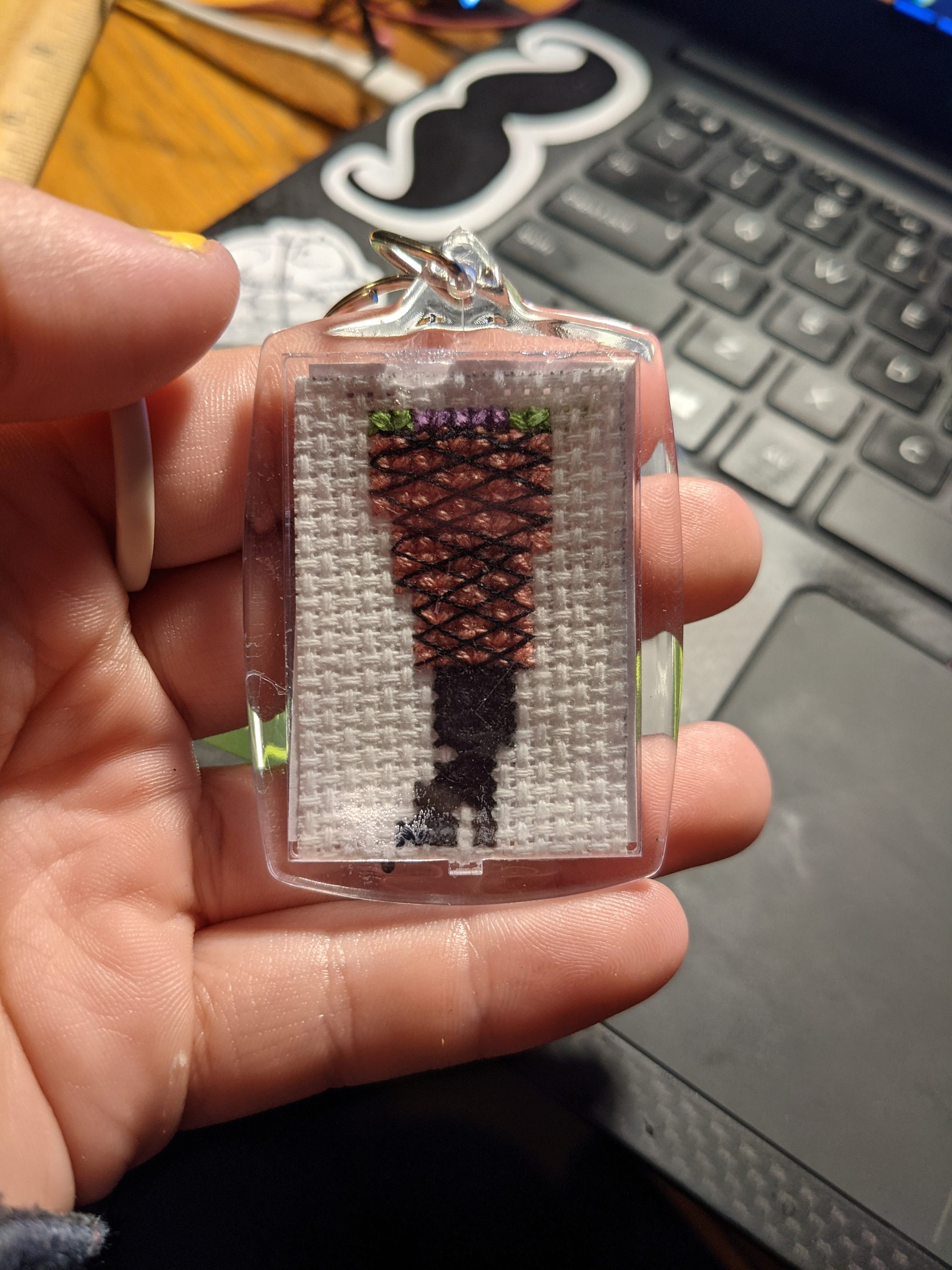 Patrick Star Fishnet Cross Stitch Pattern (PATTERN ONLY) - Etsy