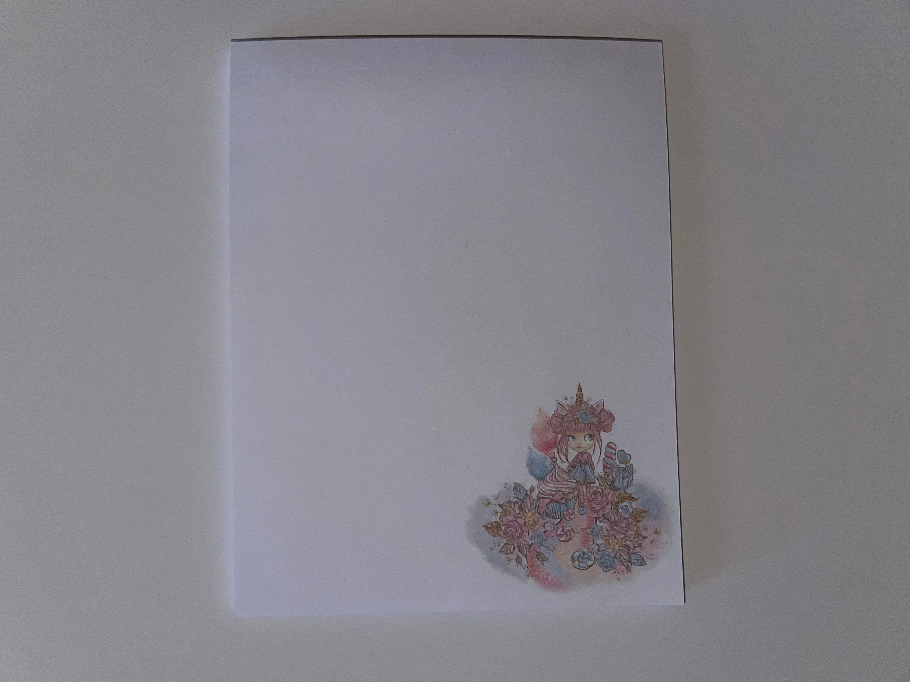 Candyland and Dolphin Notepads, Cute Notepad, Handmade Notepad ...