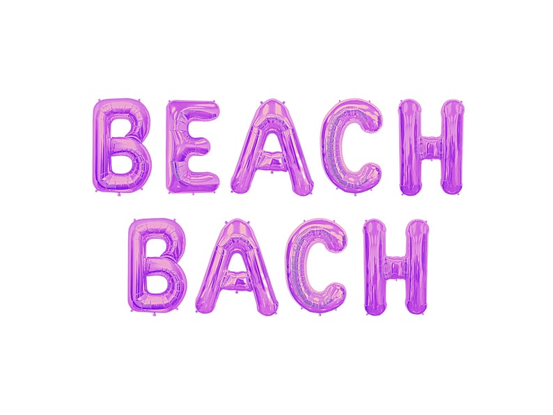 Beach Bach Balloon Banner | Beach Bachelorette Party Decorations ...
