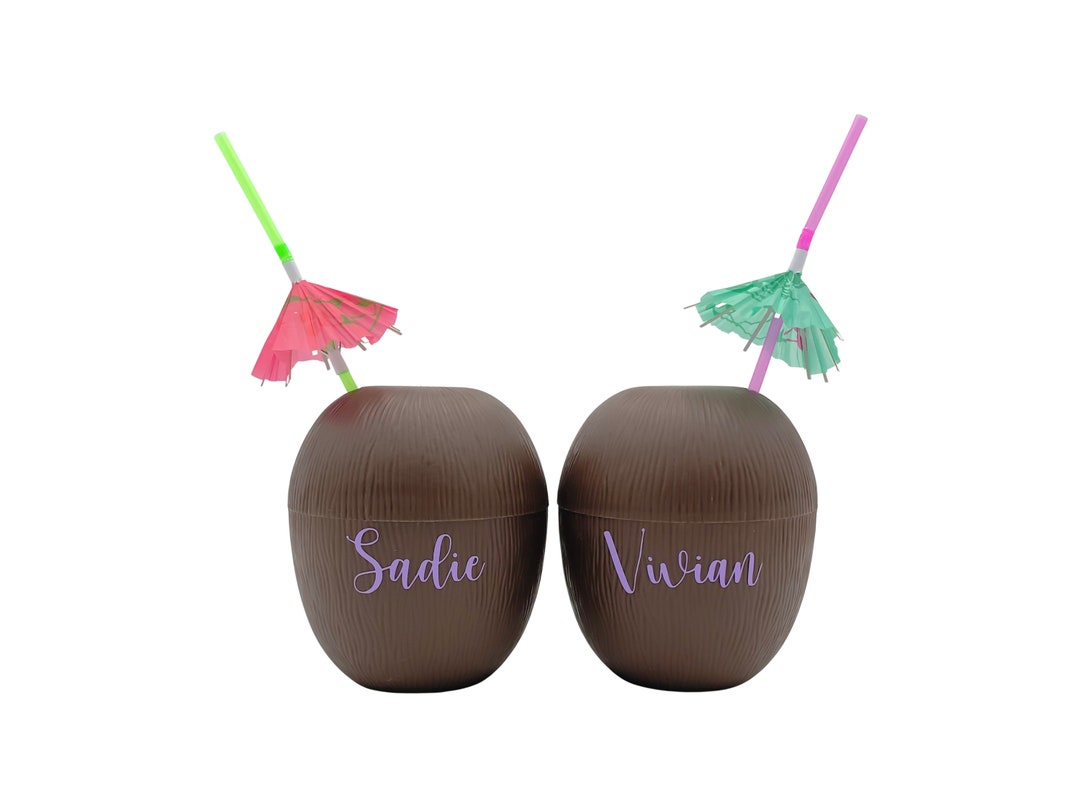 Personalized Coconut Cup Custom Tiki Mug With Name Beach - Etsy