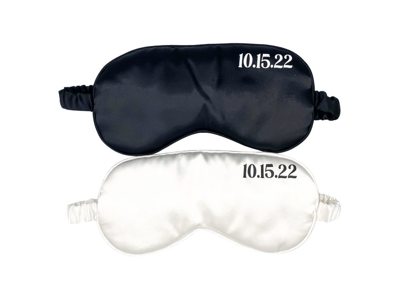 Personalized Sleep Eye Mask Customized Satin Eye Mask For Etsy