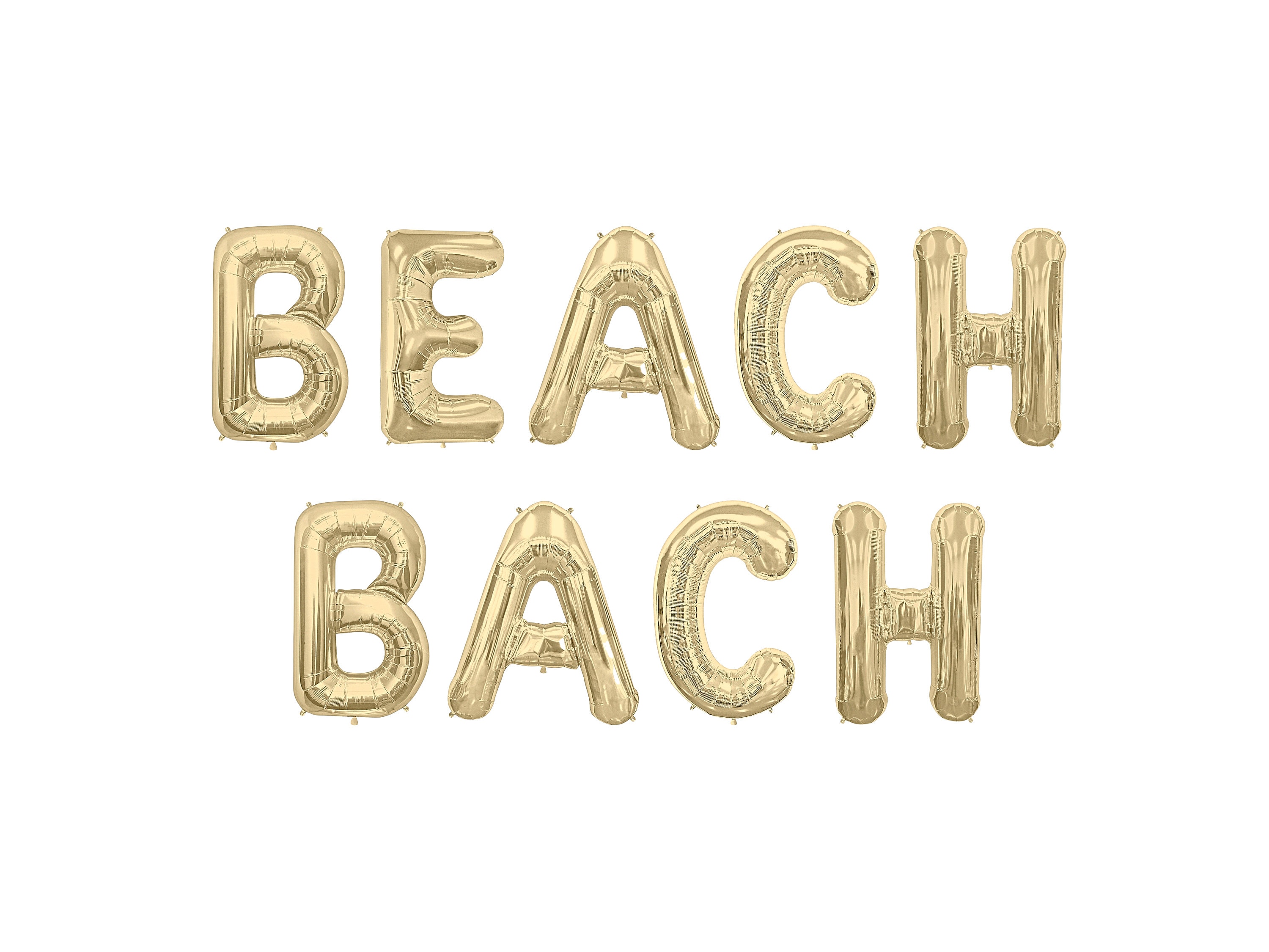 Beach Bach Balloon Banner | Beach Bachelorette Party Decorations ...