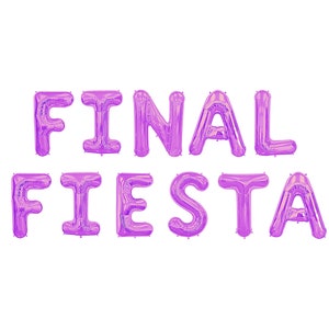 Final Fiesta Balloon Banner | Fiesta Bachelorette Party Decorations ...