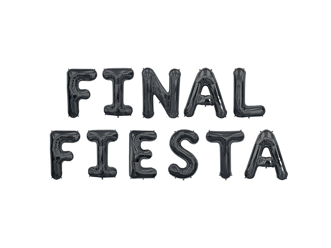 Final Fiesta Balloon Banner | Fiesta Bachelorette Party Decorations ...