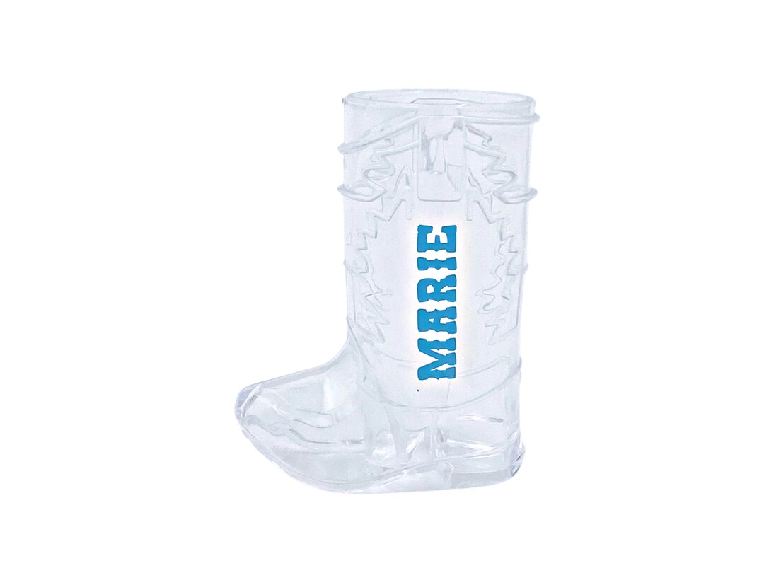 Personalized Cowboy Boot Shot Glass | Country Western Bachelorette ...