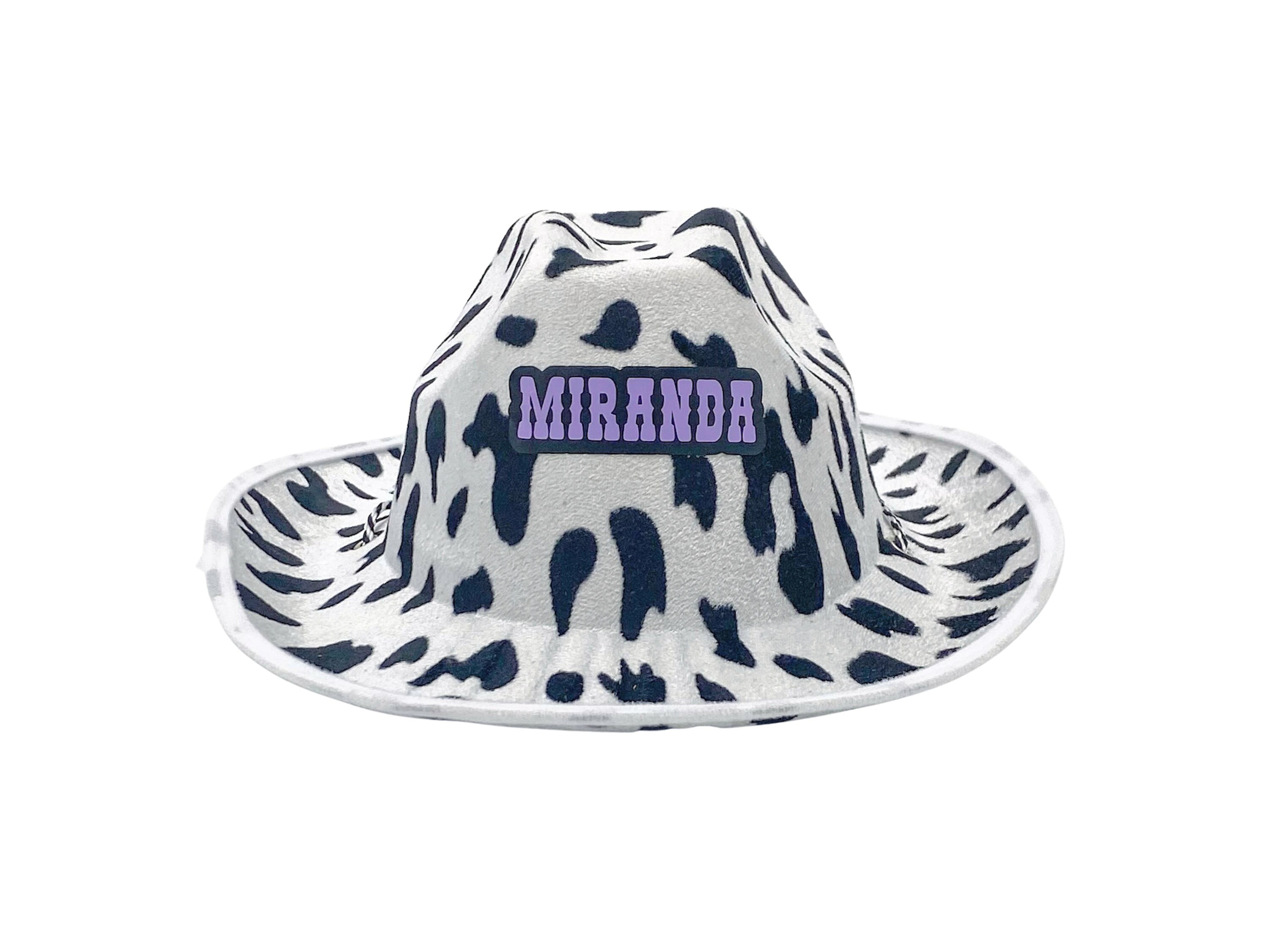 Personalized Cowboy Hat | Custom Cow Print Cowgirl Hat | Country ...