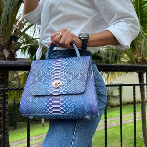 Snake Skin Bag Python Leather Handbag Snake Skin Purse Genuine Python ...