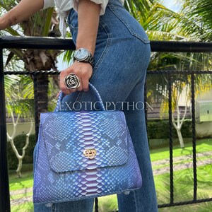 Snake Skin Bag Python Leather Handbag Snake Skin Purse Genuine Python ...