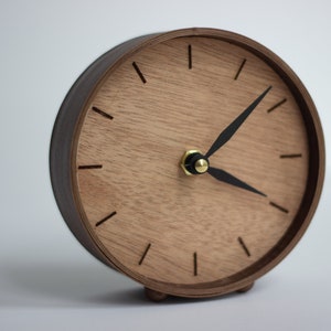 Customizable Small Wooden Clock | Table Wooden Clock | Mini Wooden ...