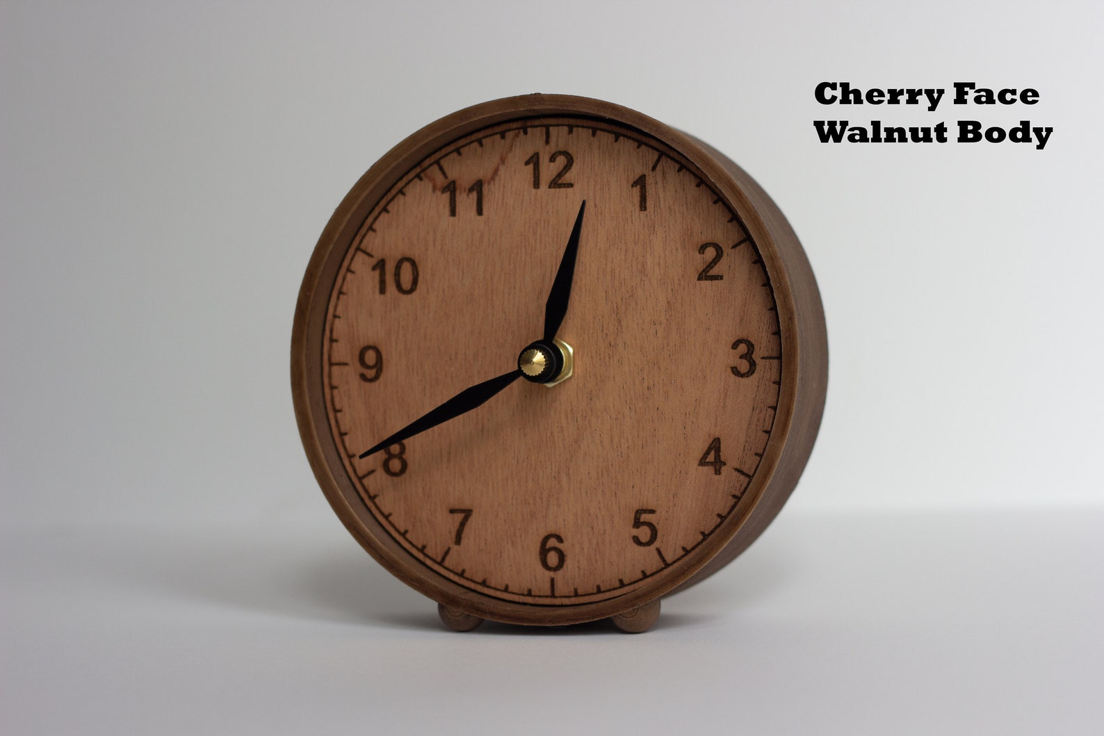 Customizable Small Wooden Clock Table Wooden Clock Mini - Etsy