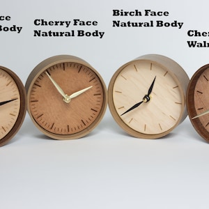 Customizable Small Wooden Clocks | Wall Wooden Clock | Mini Wooden ...