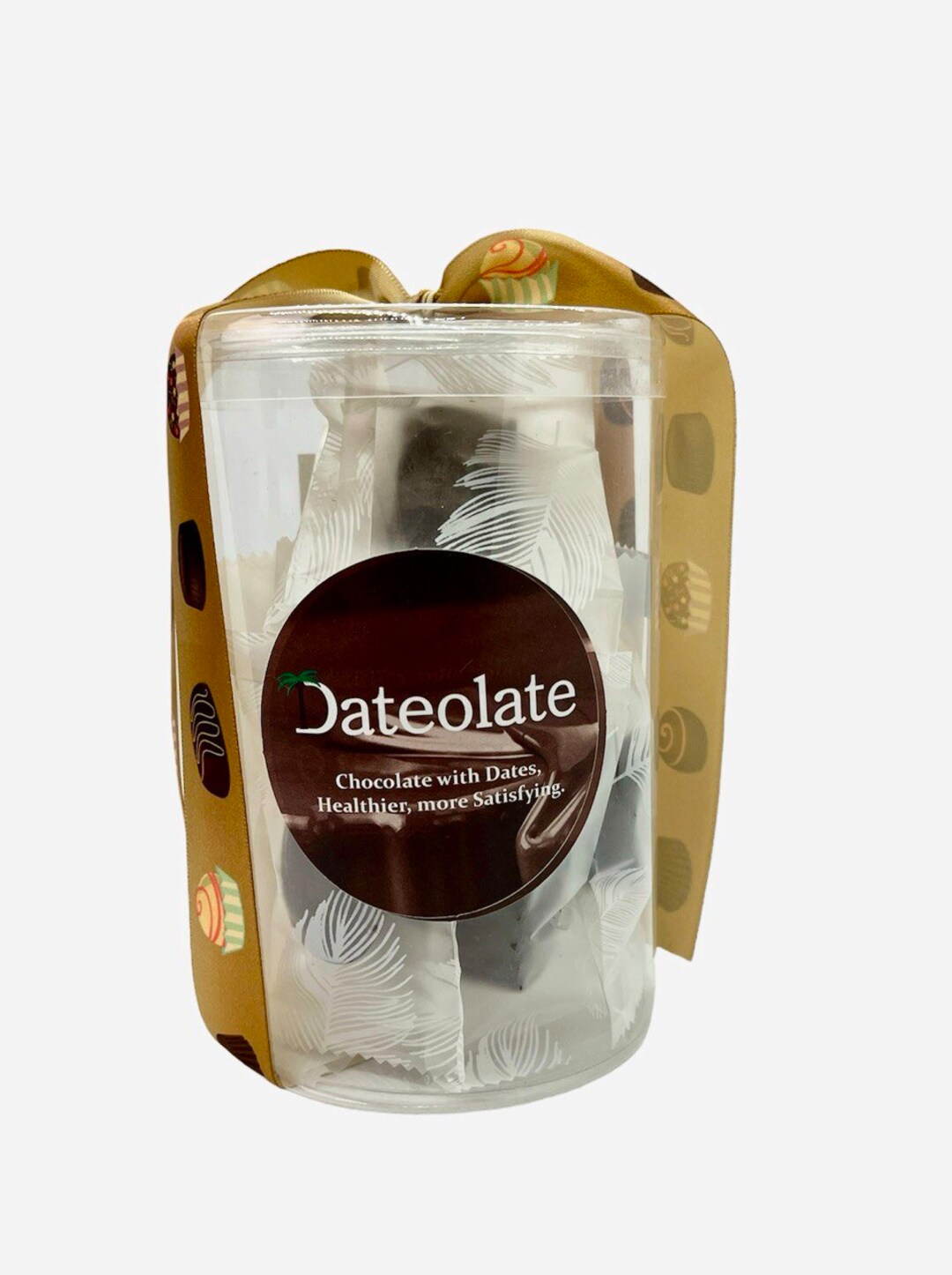 Individual Wrapped Dark Chocolate Dates , 15 Pc. Low Calorie, Gluten ...