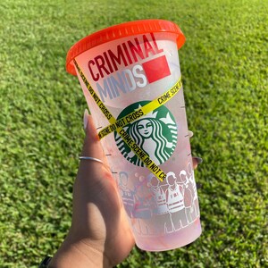 Criminal Minds Tumbler, Crime Show Starbucks Cup,color Changing Cup ...