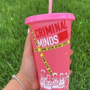 Criminal Minds Tumbler, Crime Show Starbucks Cup,color Changing Cup ...