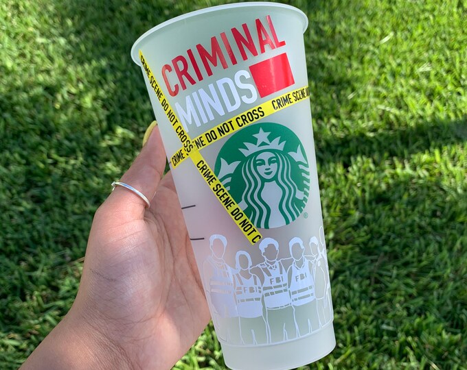 Criminal Minds Tumbler, Crime Show Starbucks Cup,color Changing Cup ...