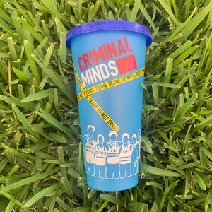 Criminal Minds Tumbler, Crime Show Starbucks Cup,color Changing Cup ...