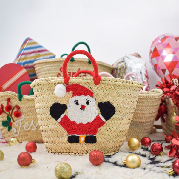 Santa Basket - Etsy