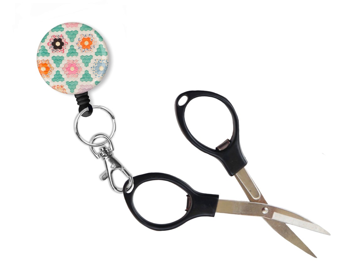 Scissors Holder Retractable Reel With Folding Scissors - Etsy