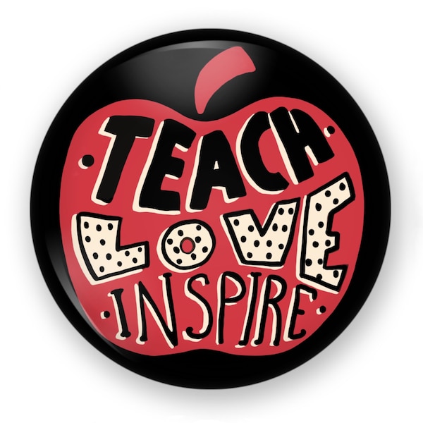 Teacher Pin - Etsy