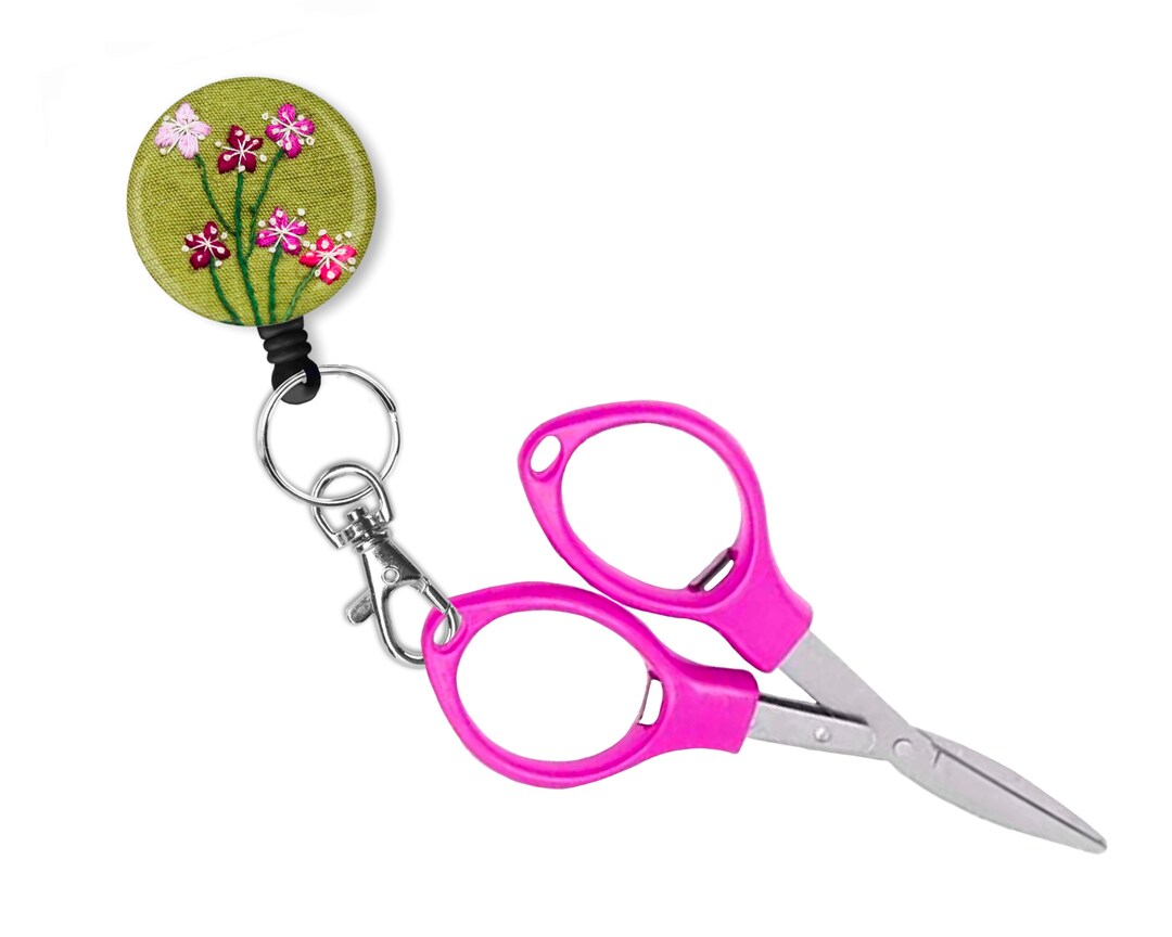 Scissors Holder Retractable Reel With Folding Scissors, Folding ...