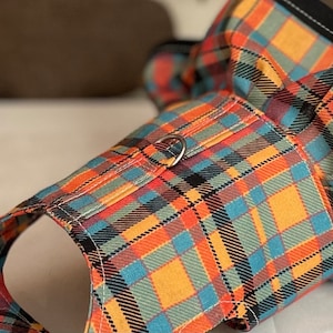 Crazy About Plaid Ruffled Pet Harness , XXS Xsmall Small Dog Harness ...