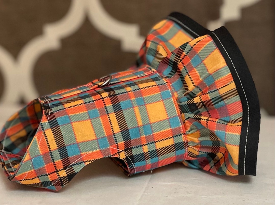 Crazy About Plaid Ruffled Pet Harness , XXS Xsmall Small Dog Harness ...