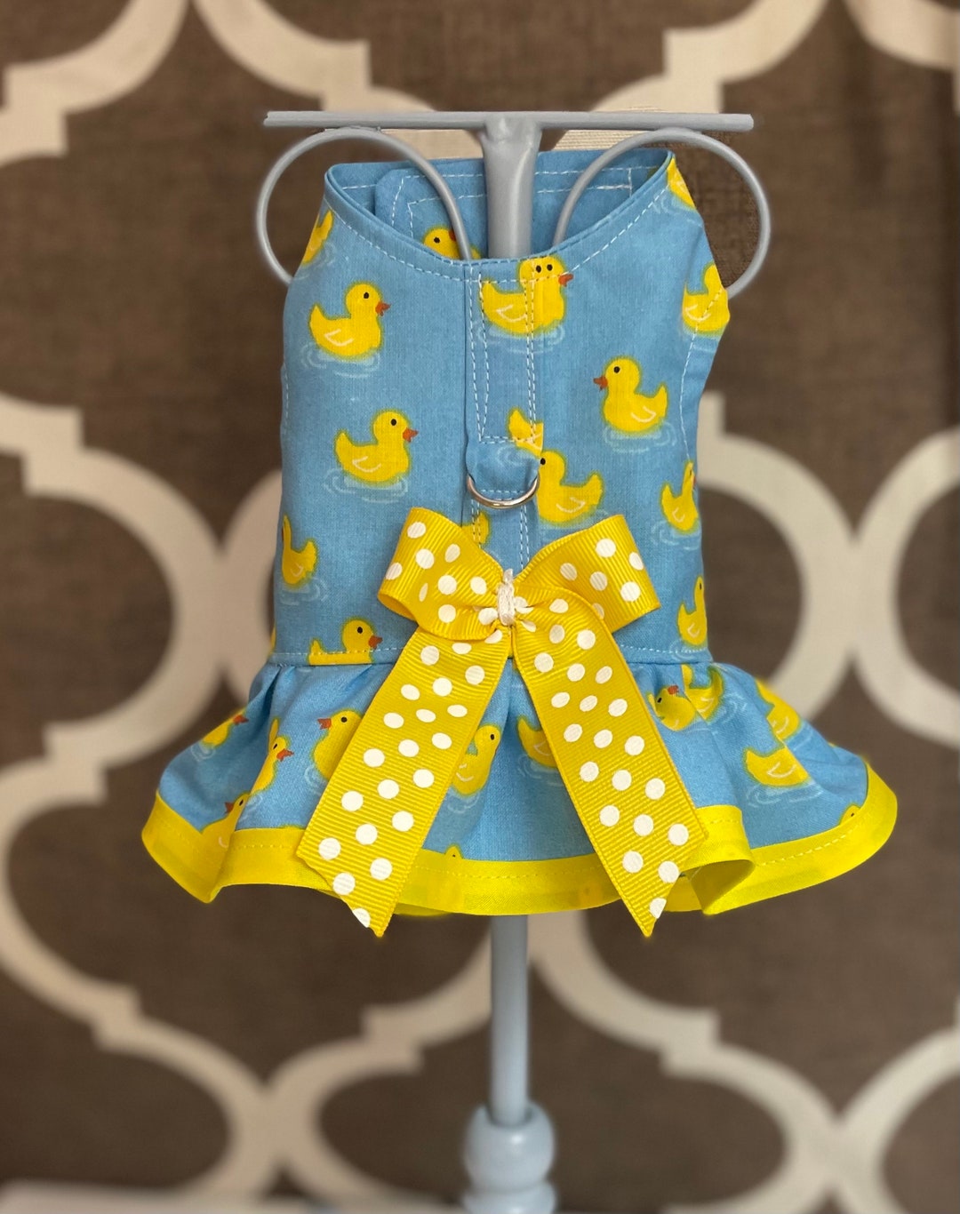 Rubber Duckie, Yellow Duck Bathtime, Pet Harness, XXS Xsmall Small Dog ...