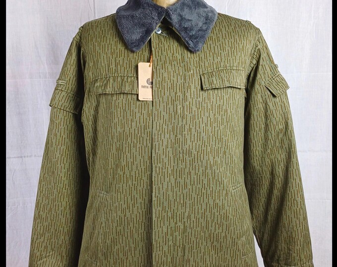 Vintage ‘80s DDR East German Army NVA Raindrop Strichtarn Camouflage ...