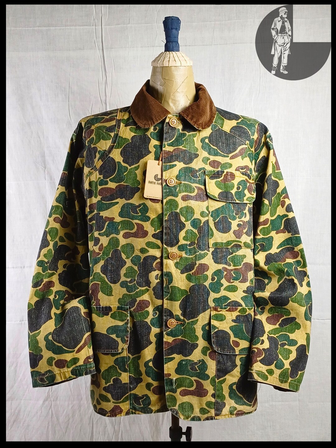Vintage 70s USA american Field Beo Gam Woodland Camouflage Hunting ...