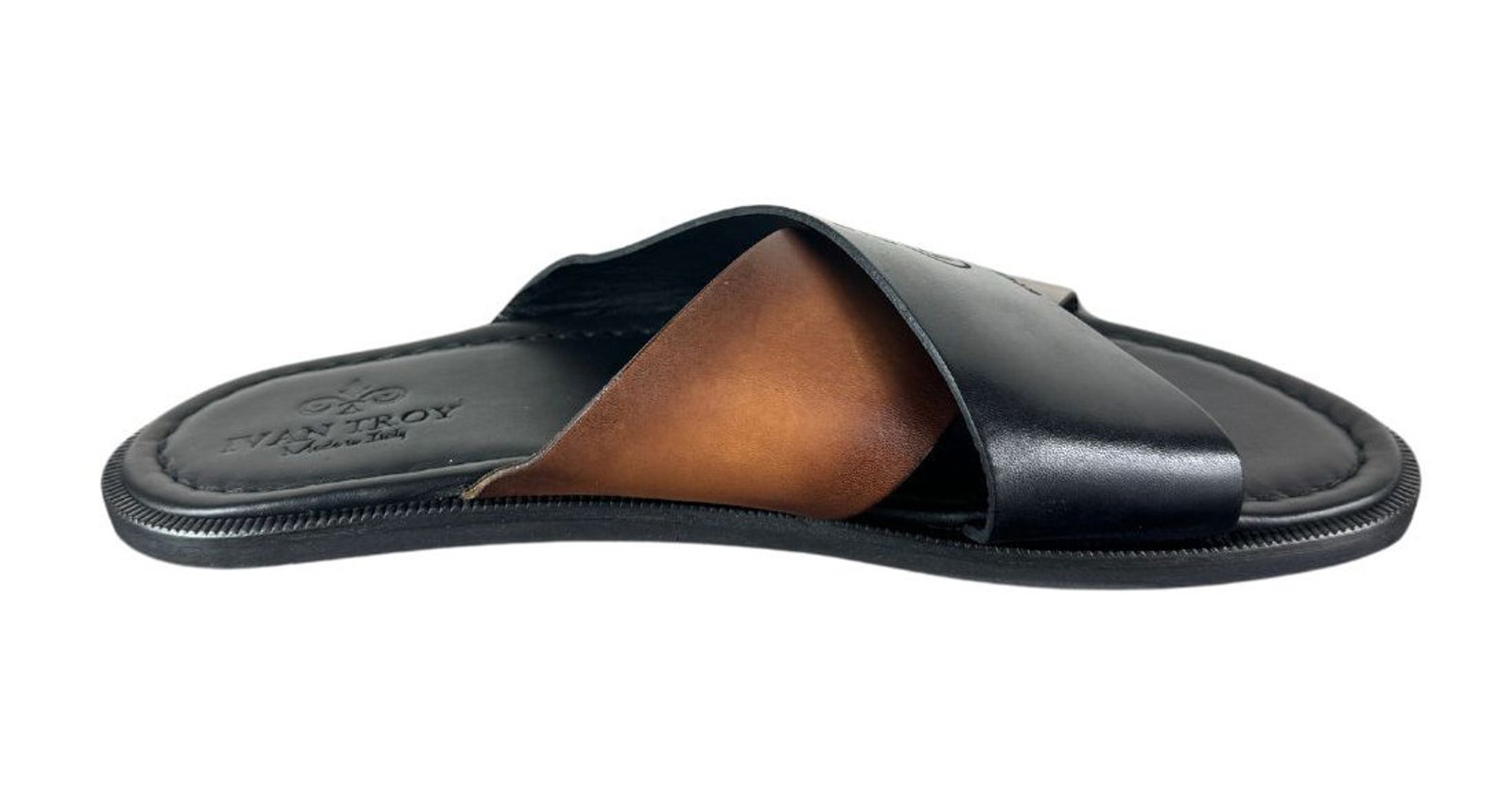 Italian Handmade Men's Leather Sandals/ Ivan Troy Dario Leather Sandal ...