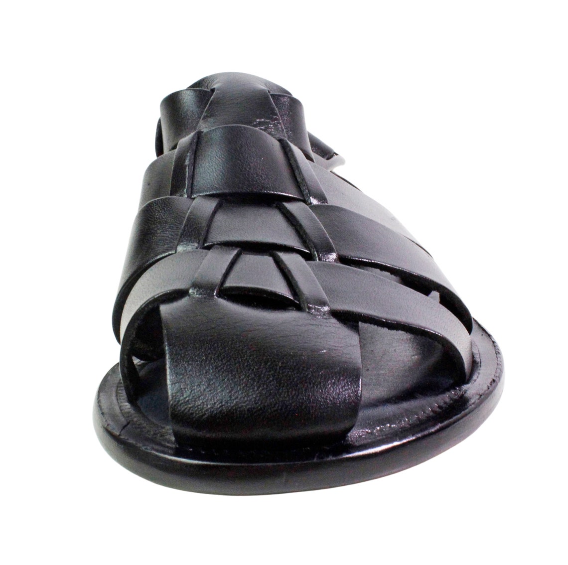 Italian Handmade Men's Leather Sandals/ Ivan Troy Mateo Brown Leather ...