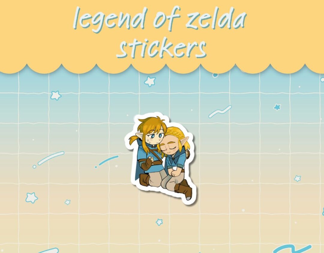 Legend of Zelda Zelink TOTK 2 Vinyl Sticker - Etsy