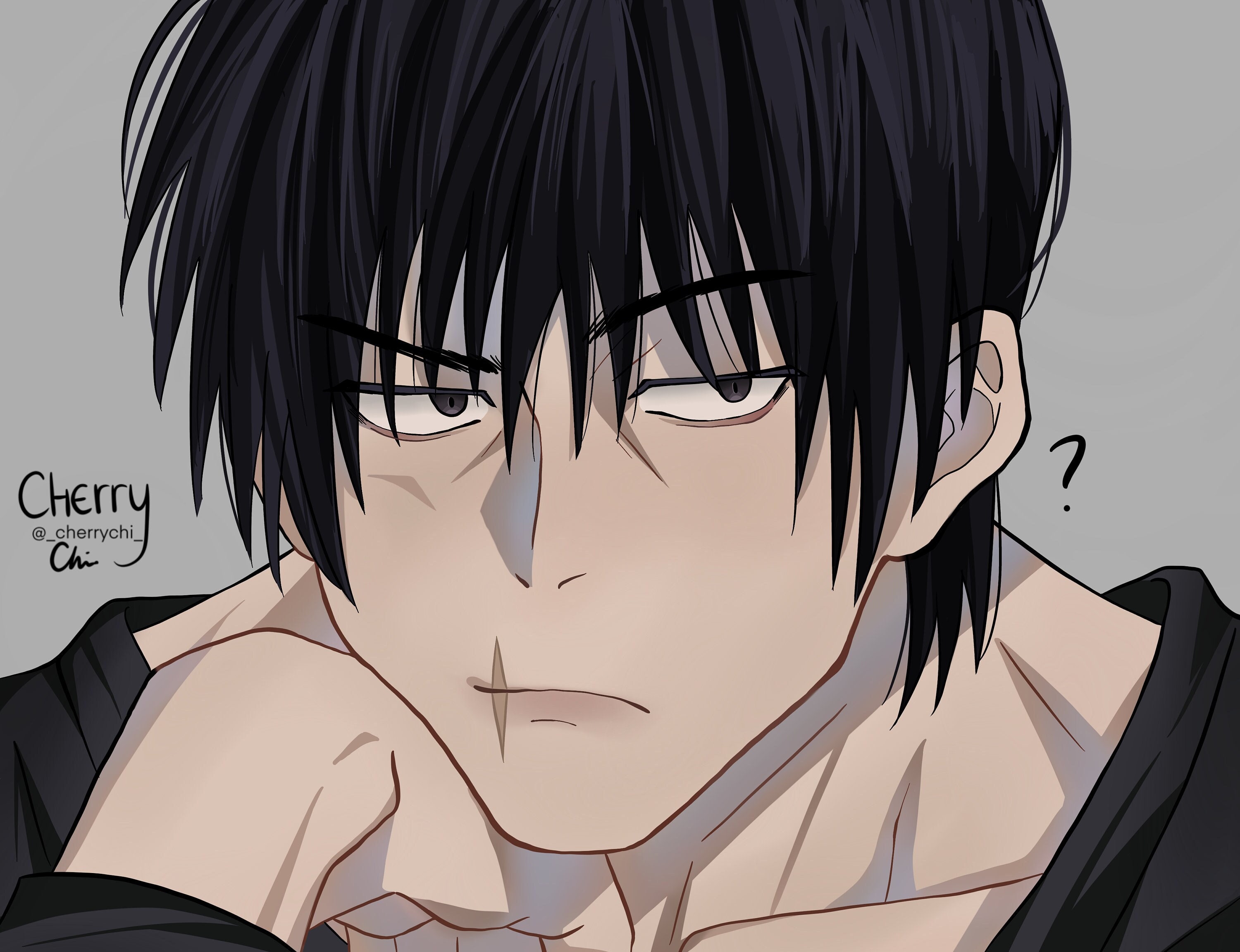 Toji Fushiguro JJK Lámina artística - Etsy España