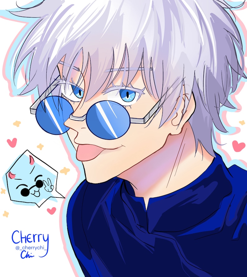 Silly Gojo Satoru | JJK Season 2 Art Print - Etsy