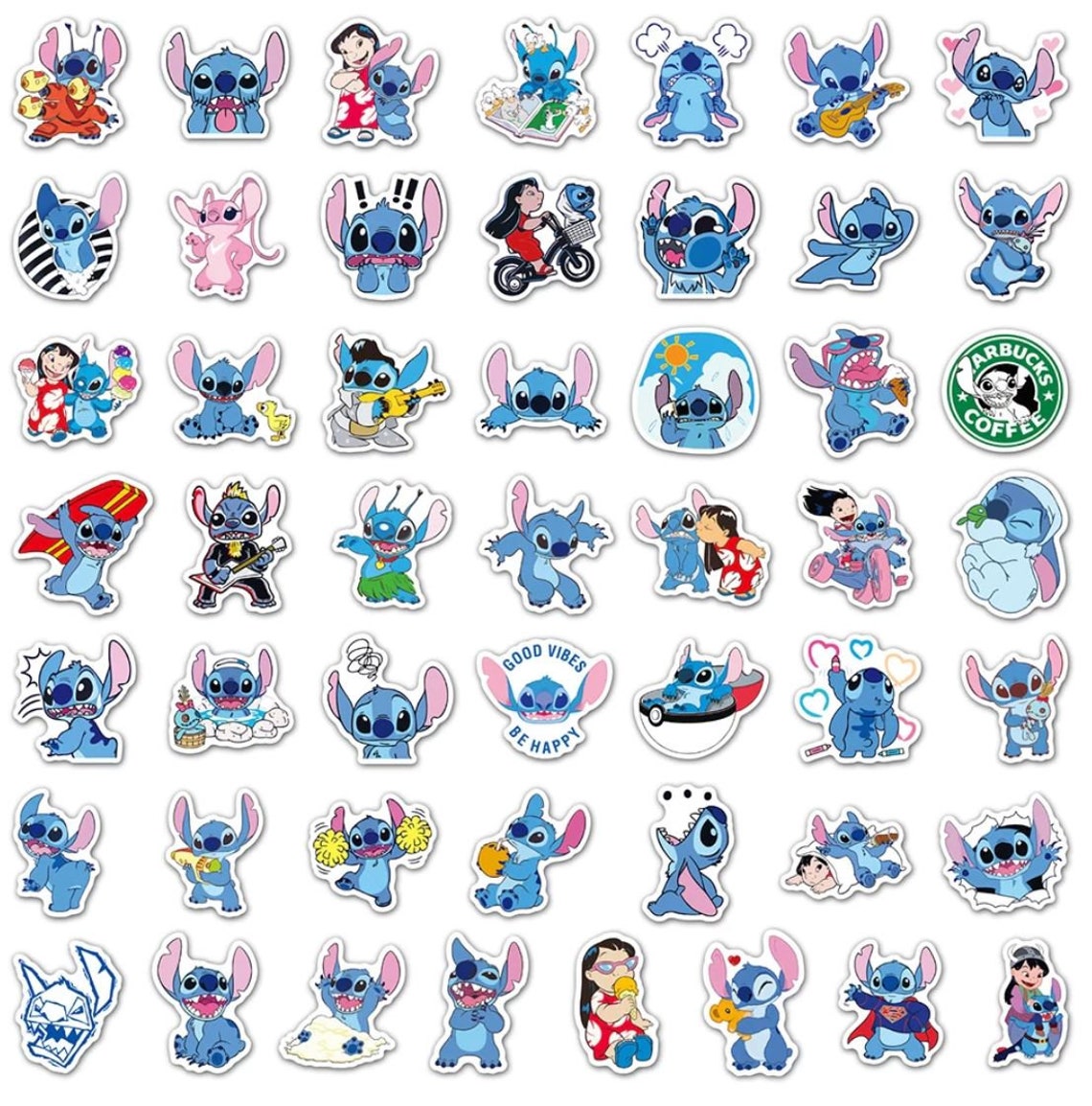 Lilo & Stitch Sticker Pack Lilo and Stitch Stickers Disney Stickers ...