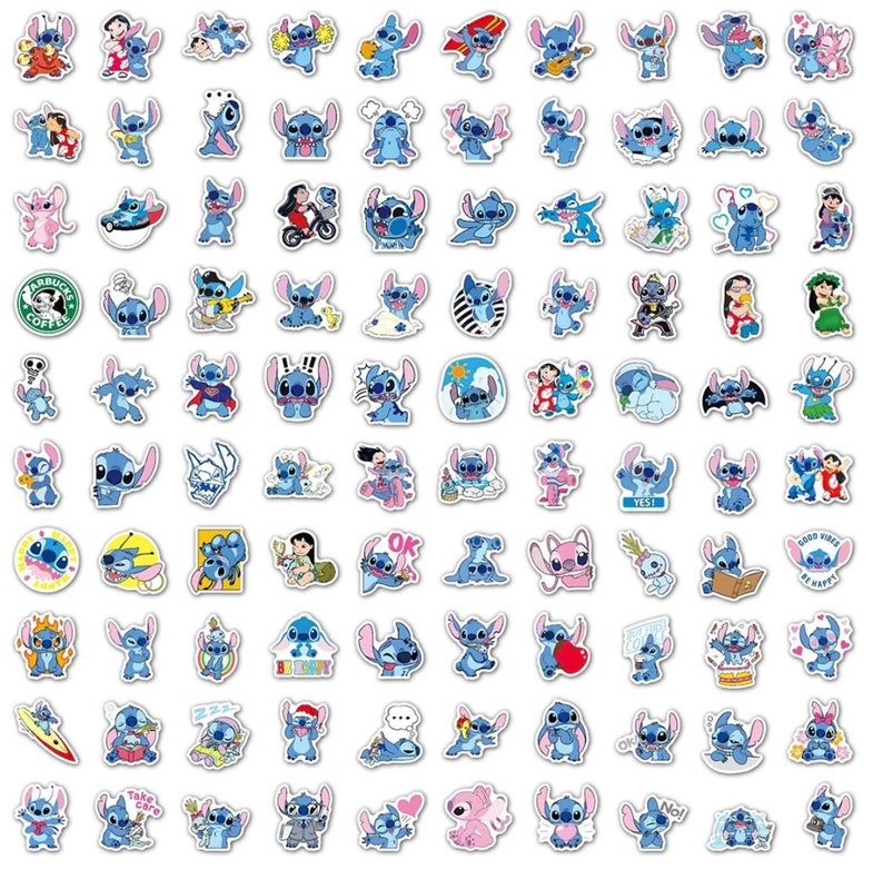 Lilo & Stitch Sticker Pack Lilo and Stitch Stickers Disney Stickers ...
