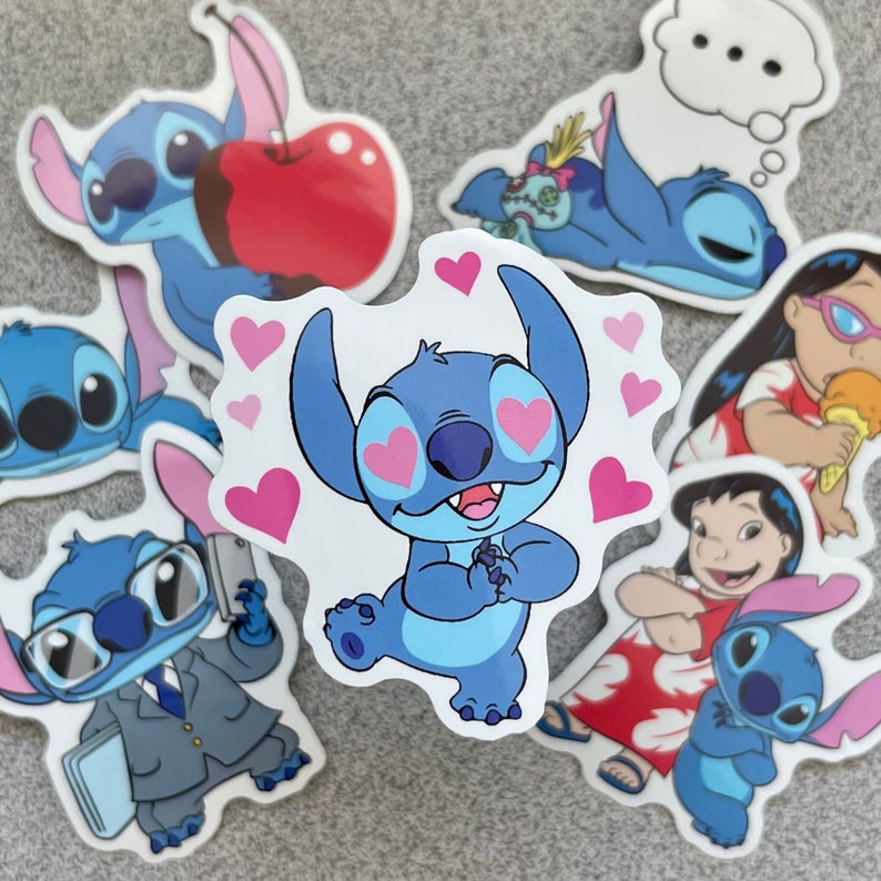 Lilo & Stitch Sticker Pack Lilo and Stitch Stickers Disney Stickers ...