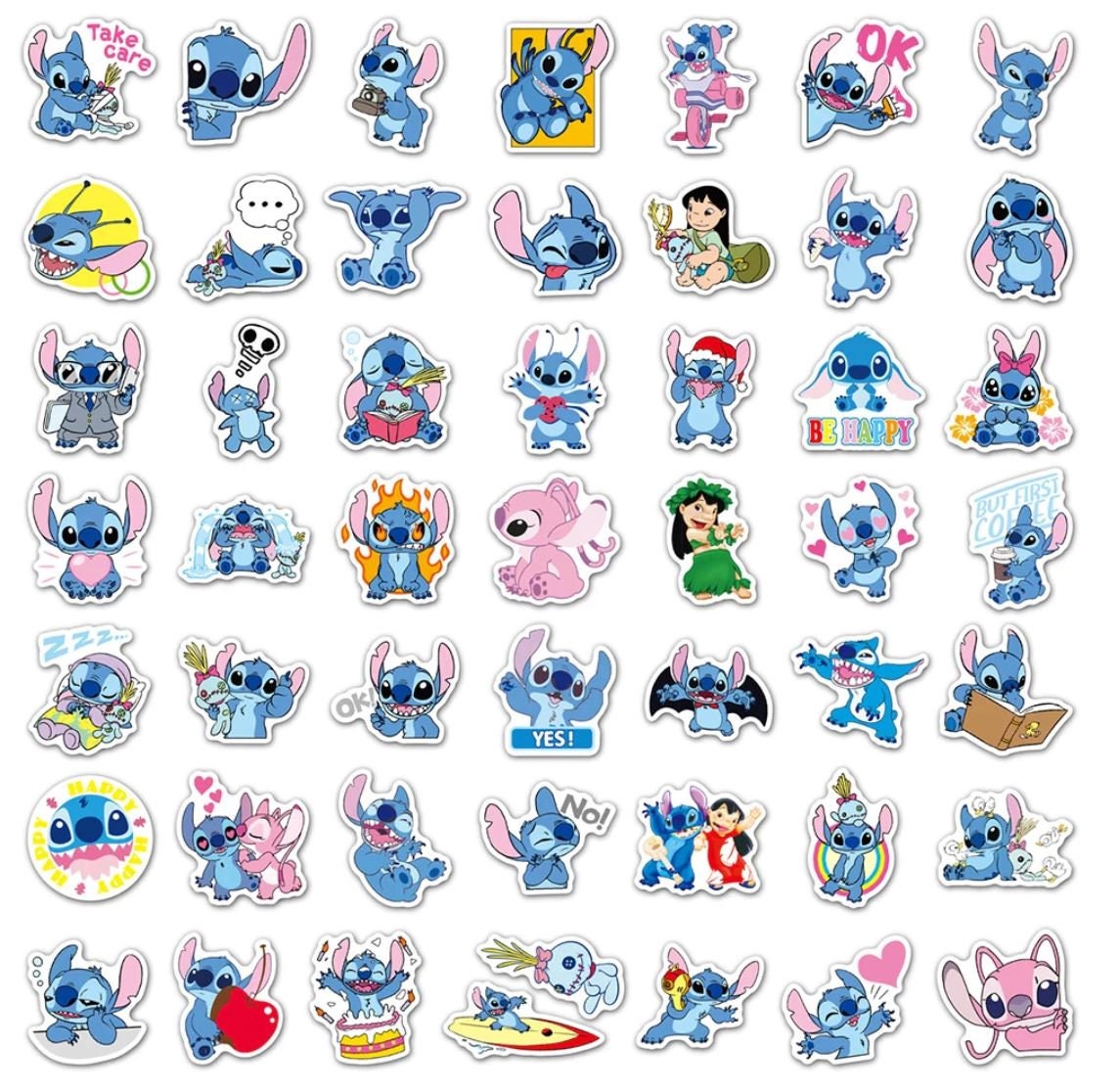 Lilo & Stitch Sticker Pack Lilo and Stitch Stickers Disney Stickers ... Lilo & Stitch Sticker Pack Lilo and Stitch Stickers Disney Stickers ...