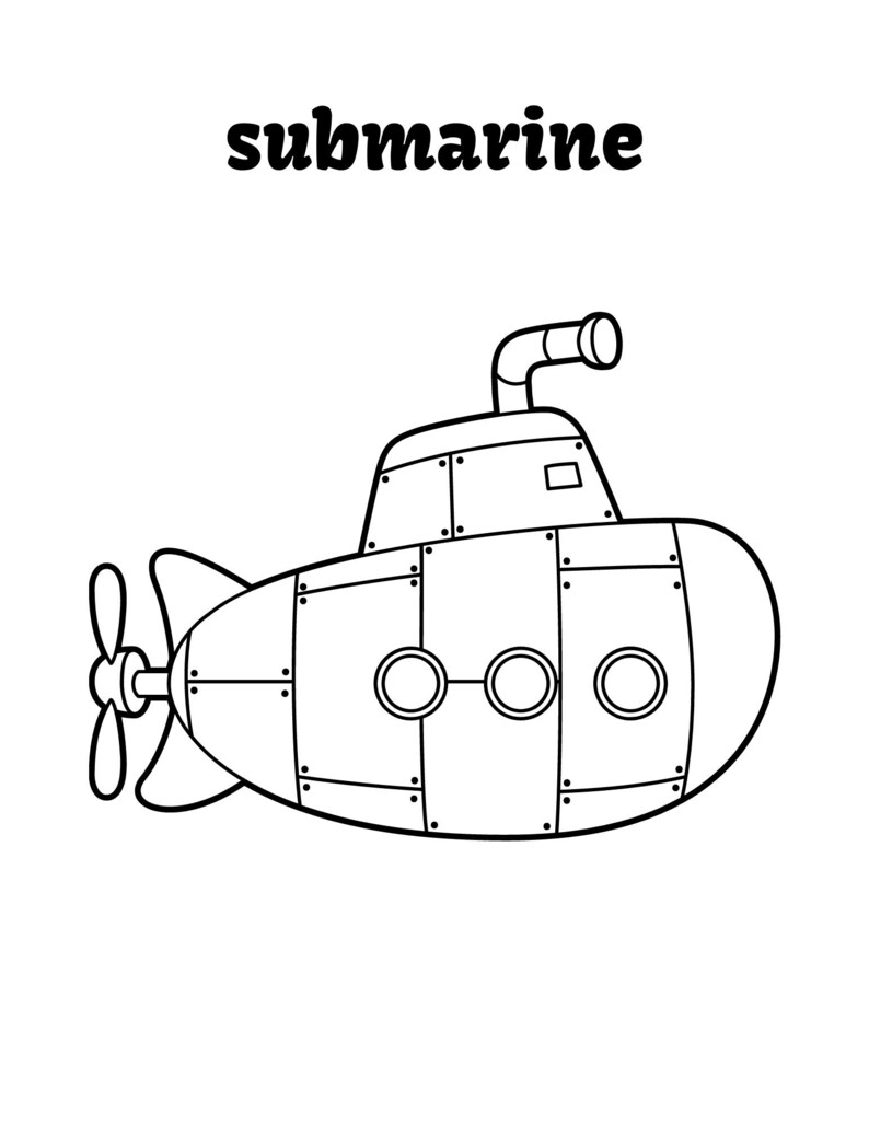 Ocean Themed Coloring Pages, My First Coloring Pages, Under the Sea ...