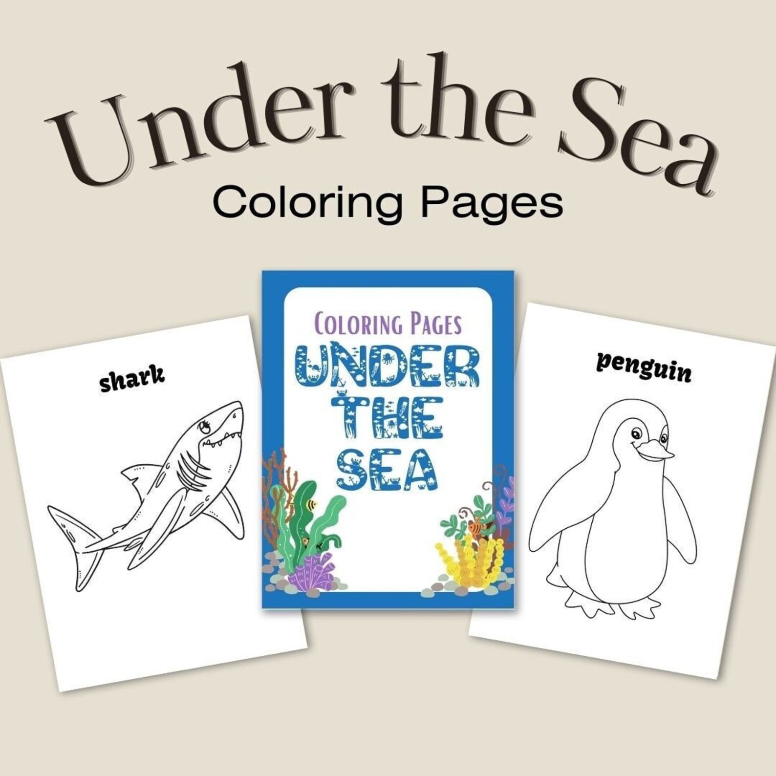 Ocean Themed Coloring Pages, My First Coloring Pages, Under the Sea ...