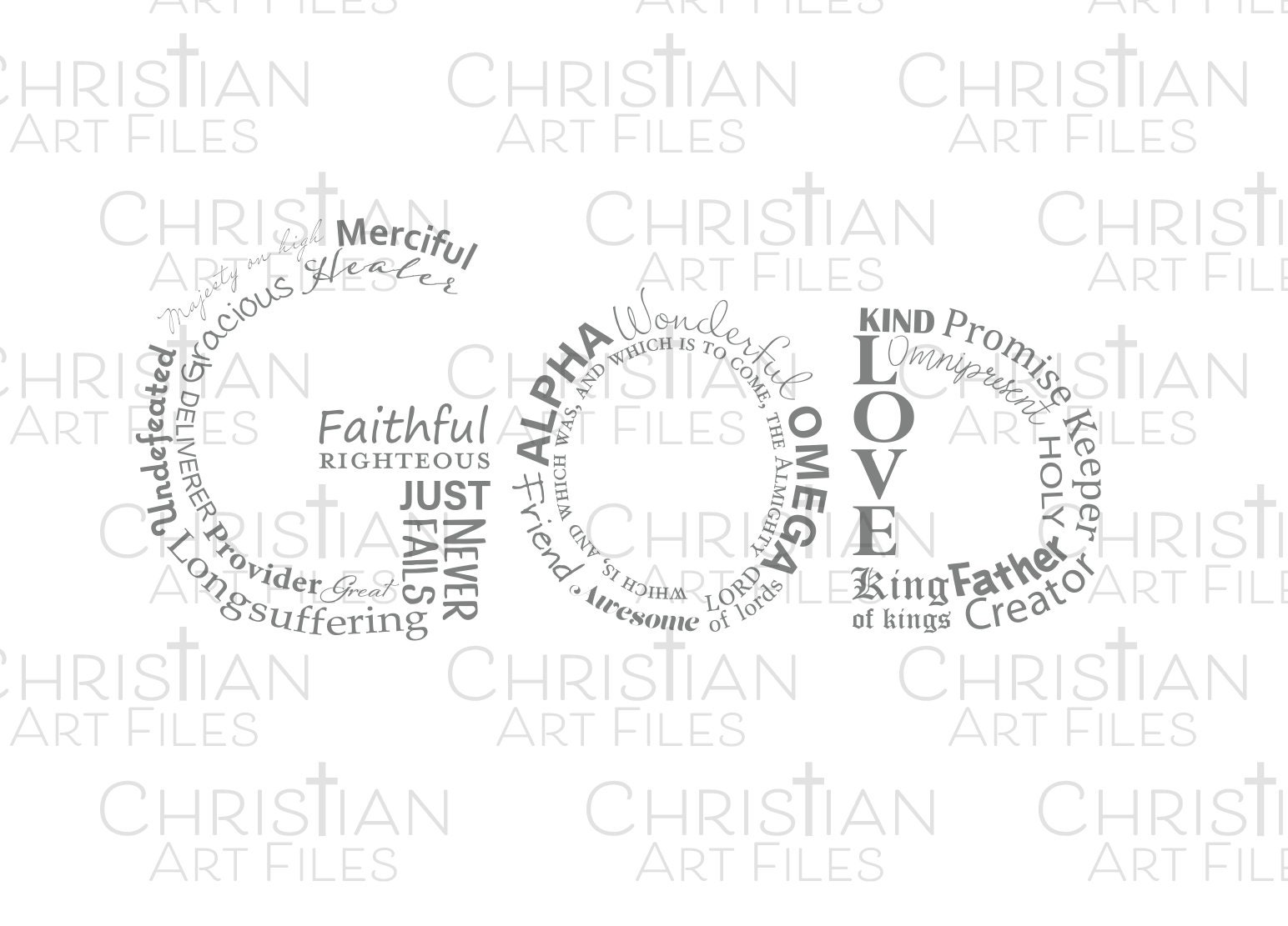 Christian PNG PDF Printable Some Words That Describe God Etsy Christian PNG PDF Printable Some Words That Describe God Etsy