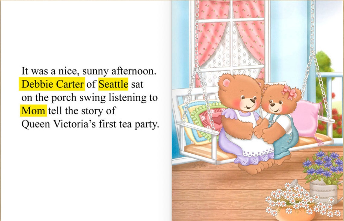 Personalized Children Books My Tea Party Personalized Childrens Gift ...