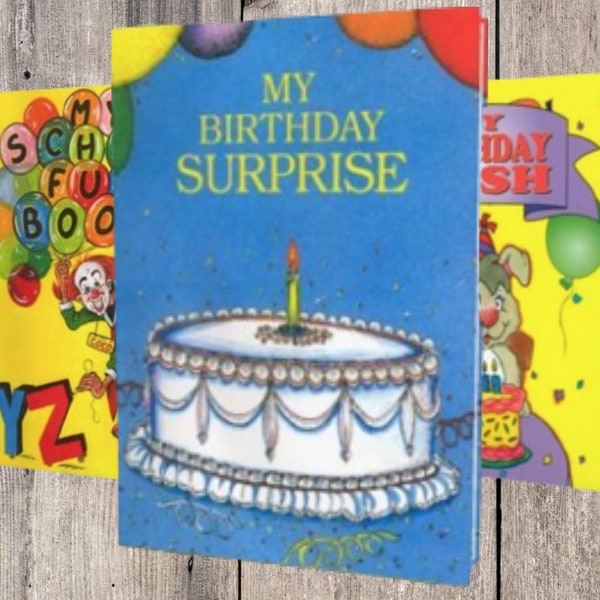 My Birthday Surprise Book - Etsy