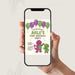Barney Birthday Theme Digital Canva Template Download First Birthday - Etsy