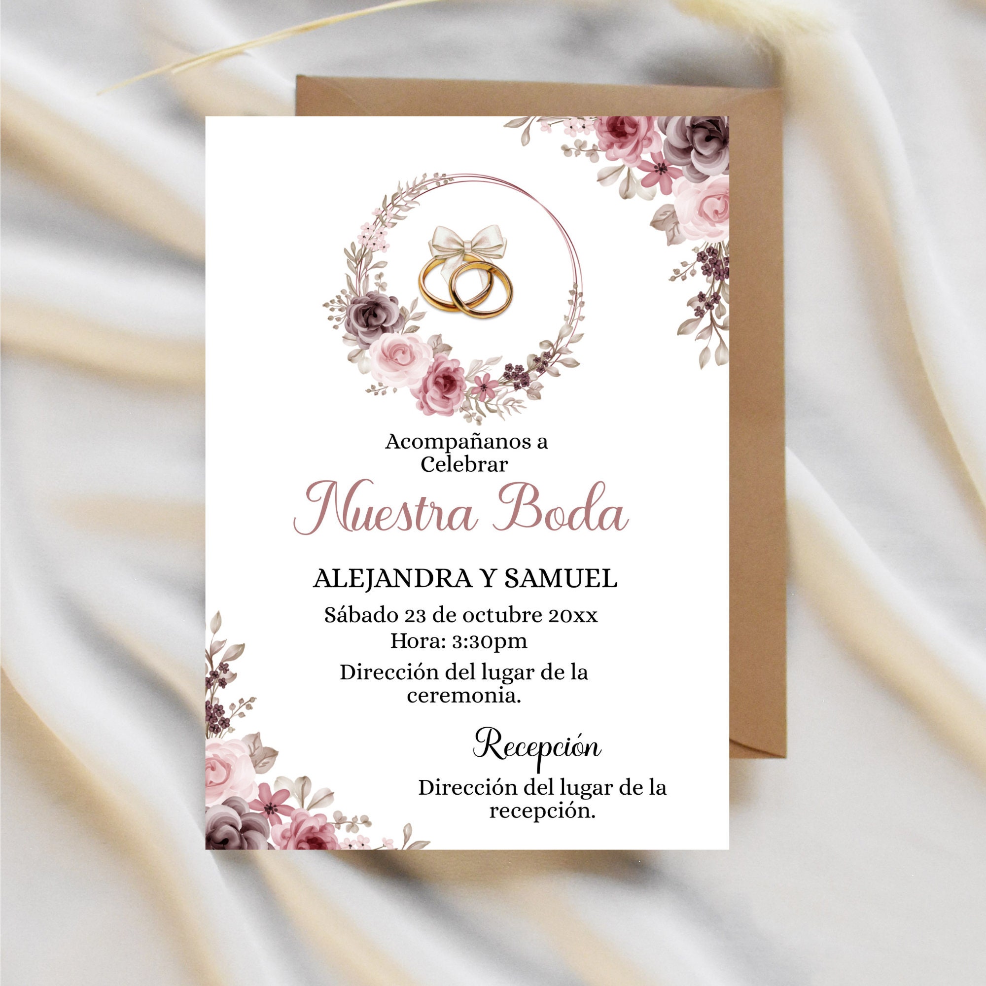 Wedding Invitation Format In Spanish