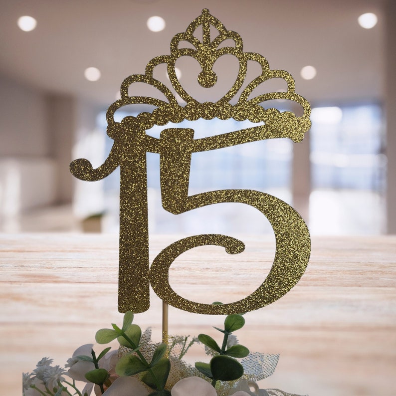 15 Birthday Topper Quinceañera Centerpiece Sweet 15 - Etsy