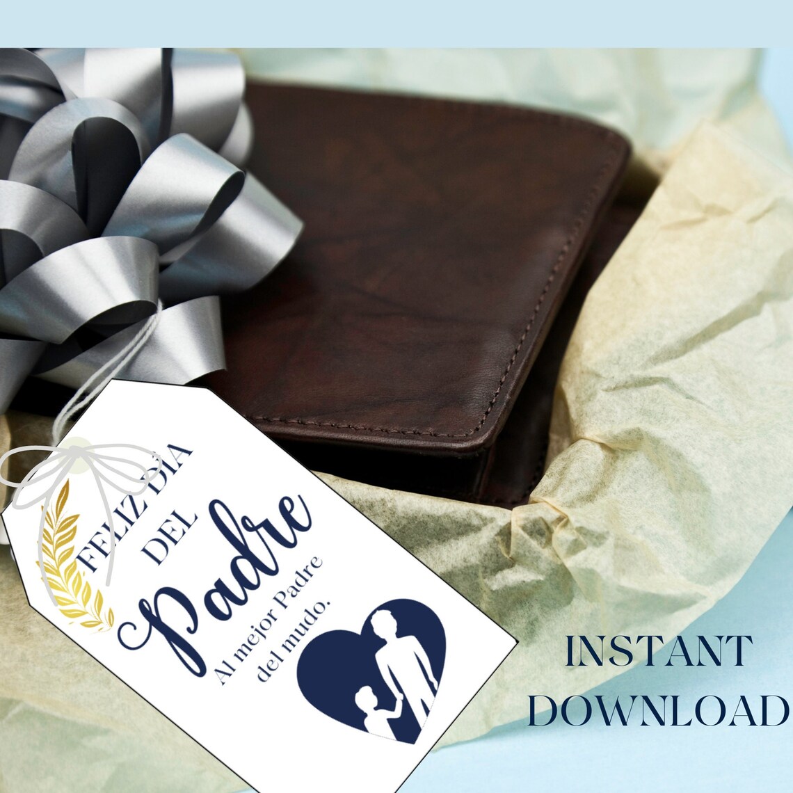 Spanish Happy Father's Day Gift Tag Feliz Día Del Padre - Etsy