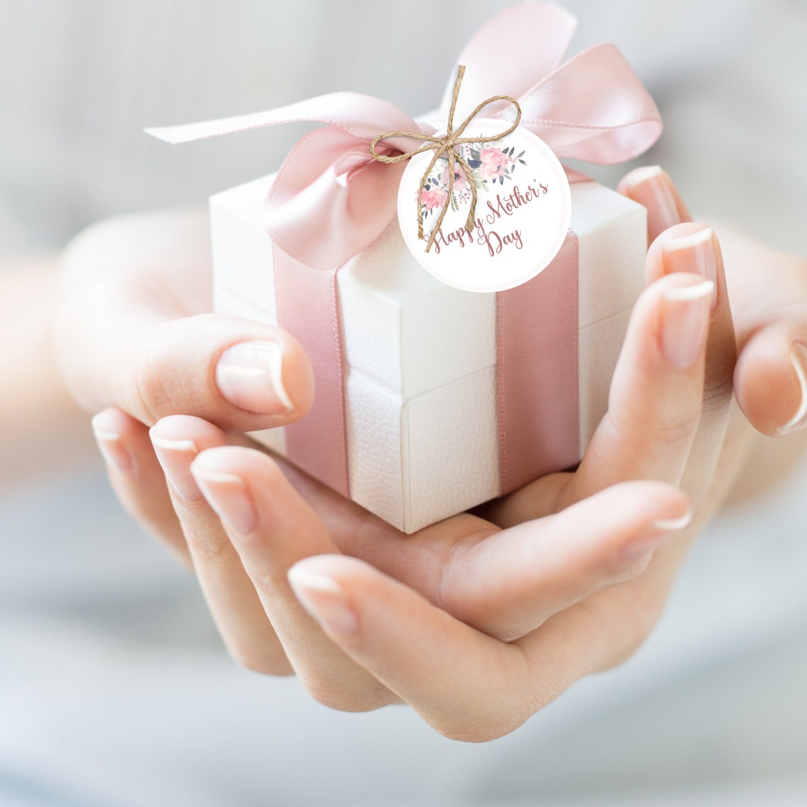 Mother's Day Cupcake Toppers floral Printable Favor Tags - Etsy