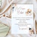 Spanish Boys Teddy Don't Say Baby Boho Baby Shower Game Sign, Flora ...